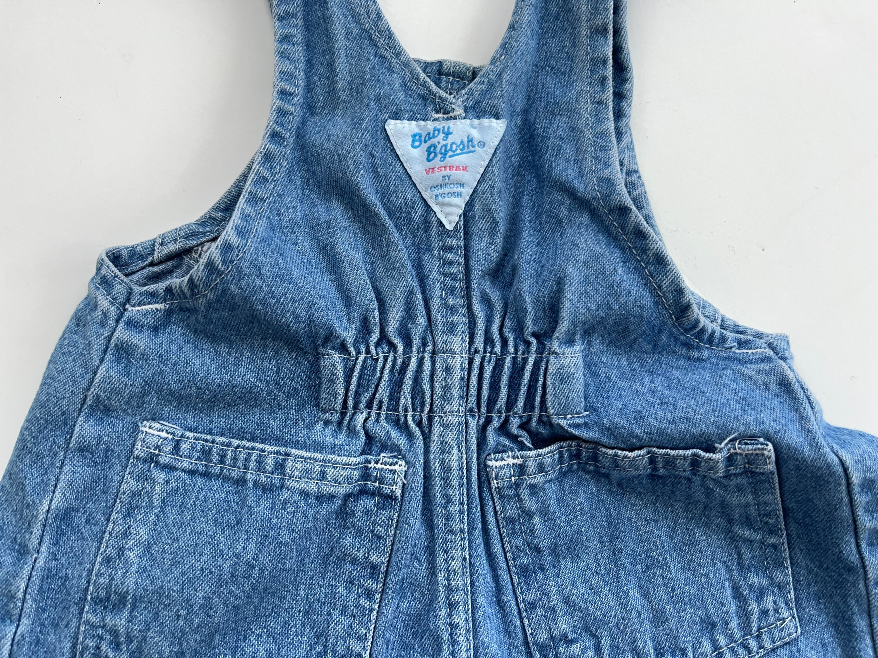 Vintage Baby Girl Oshkosh Overalls, Cotton Denim Pleated Overalls ...
