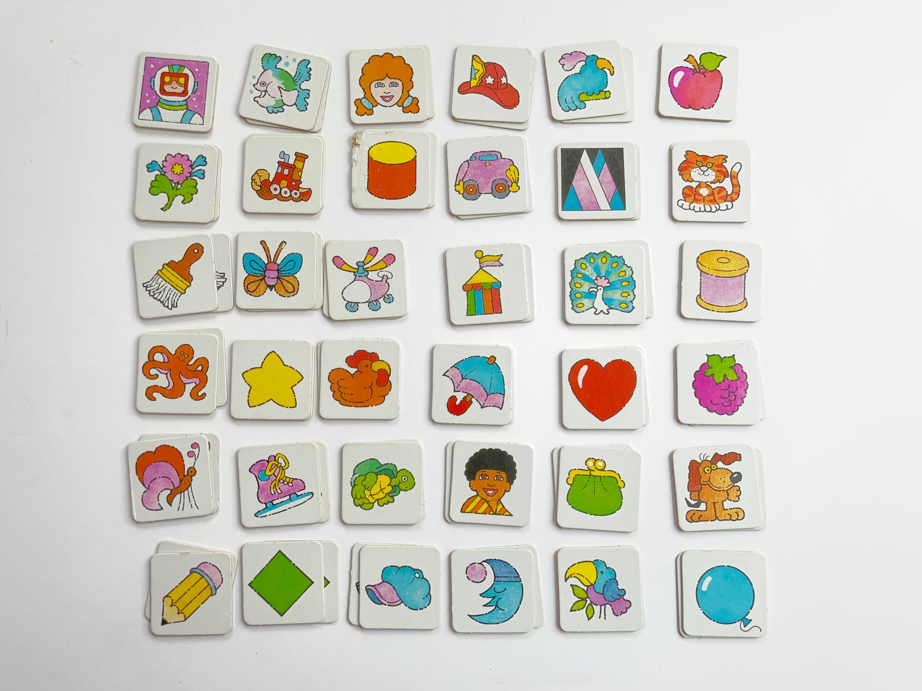 Vintage Original Memory Game, 1986, Complete Card Matching Game ...