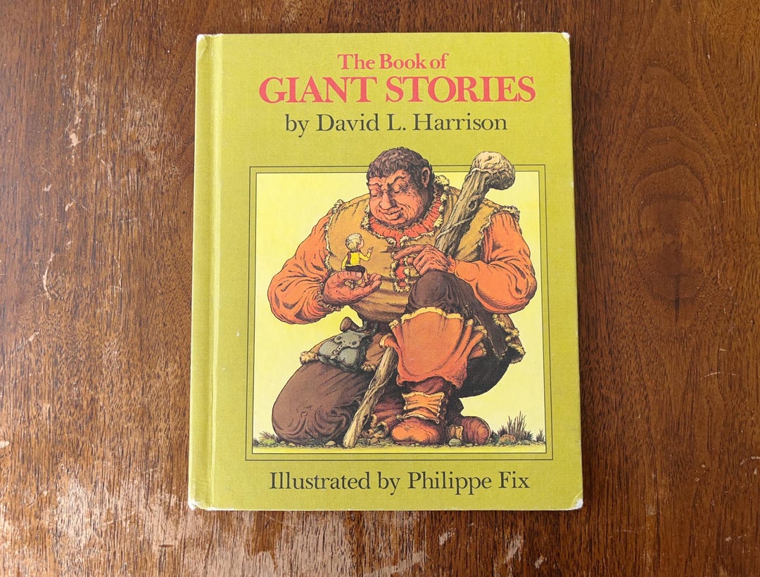 The Book of Giant Stories, Vintage Giant Picture Book, David L Harrison ...