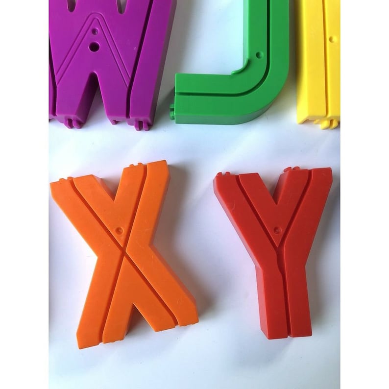 Vintage Sesame Street ABC Train Letters REPLACEMENT Part Letters ...