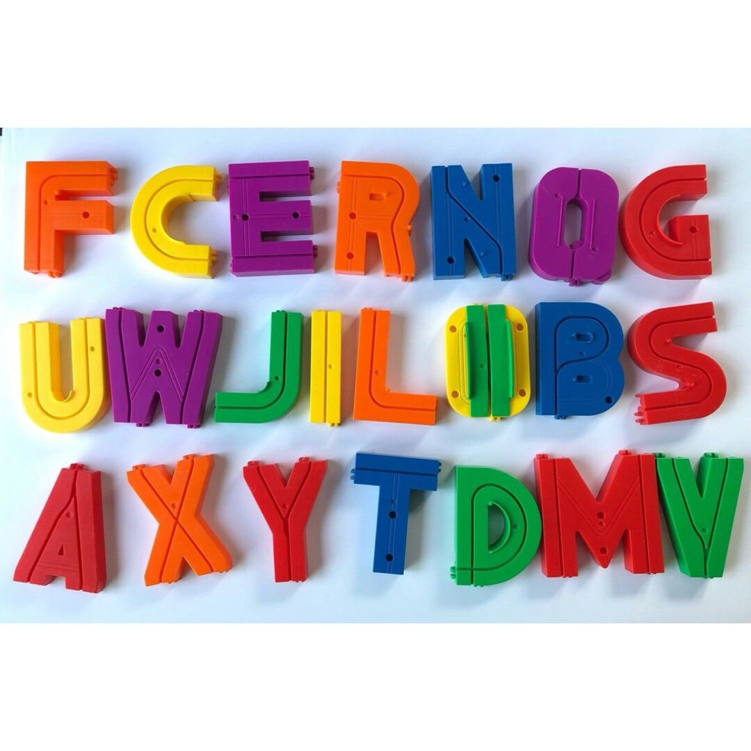 Vintage Sesame Street ABC Train Letters REPLACEMENT Part Letters ...