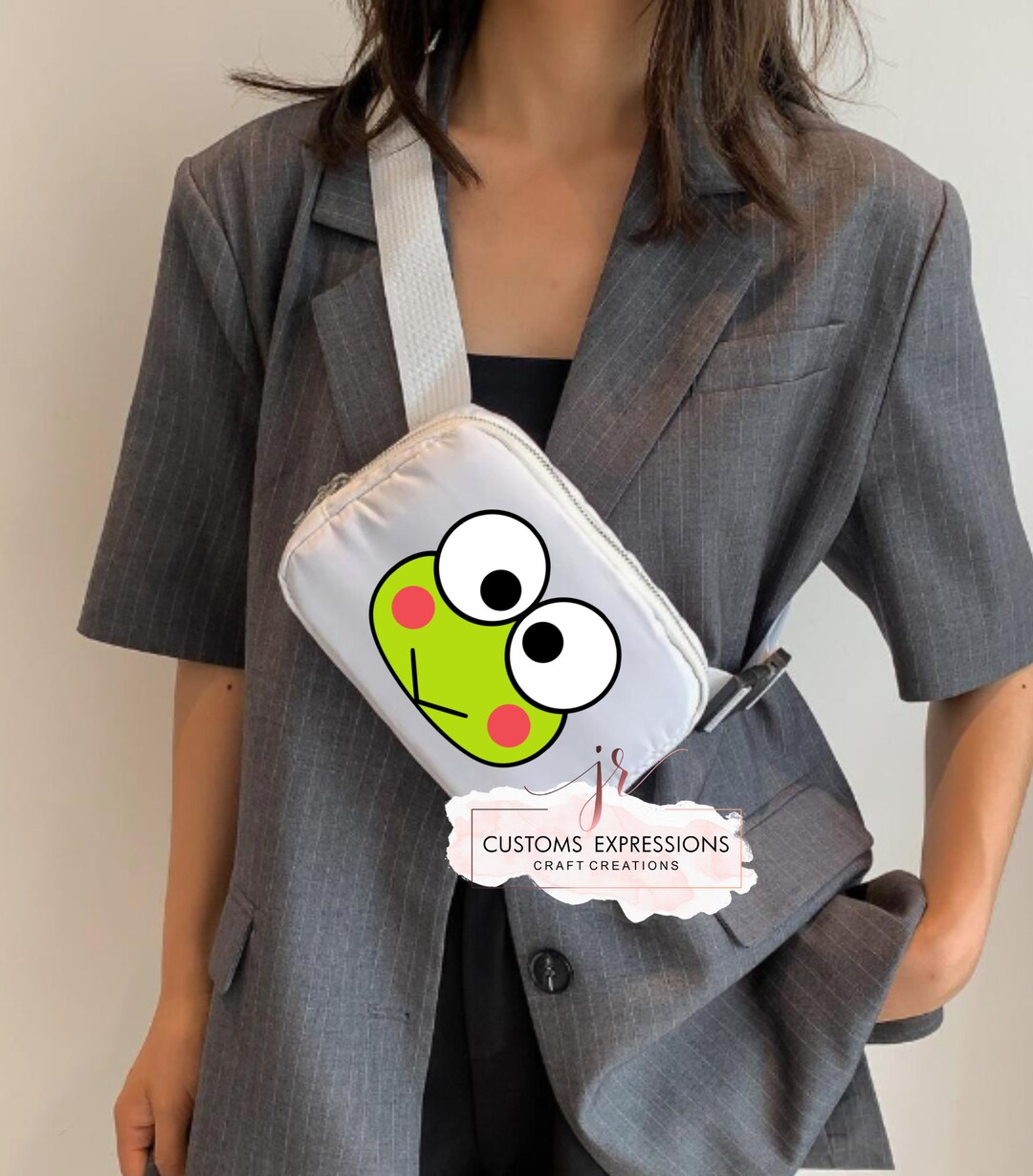 Frog Waist Bag: Custom Cartoon Fanny Pack, Girls Gift - Etsy