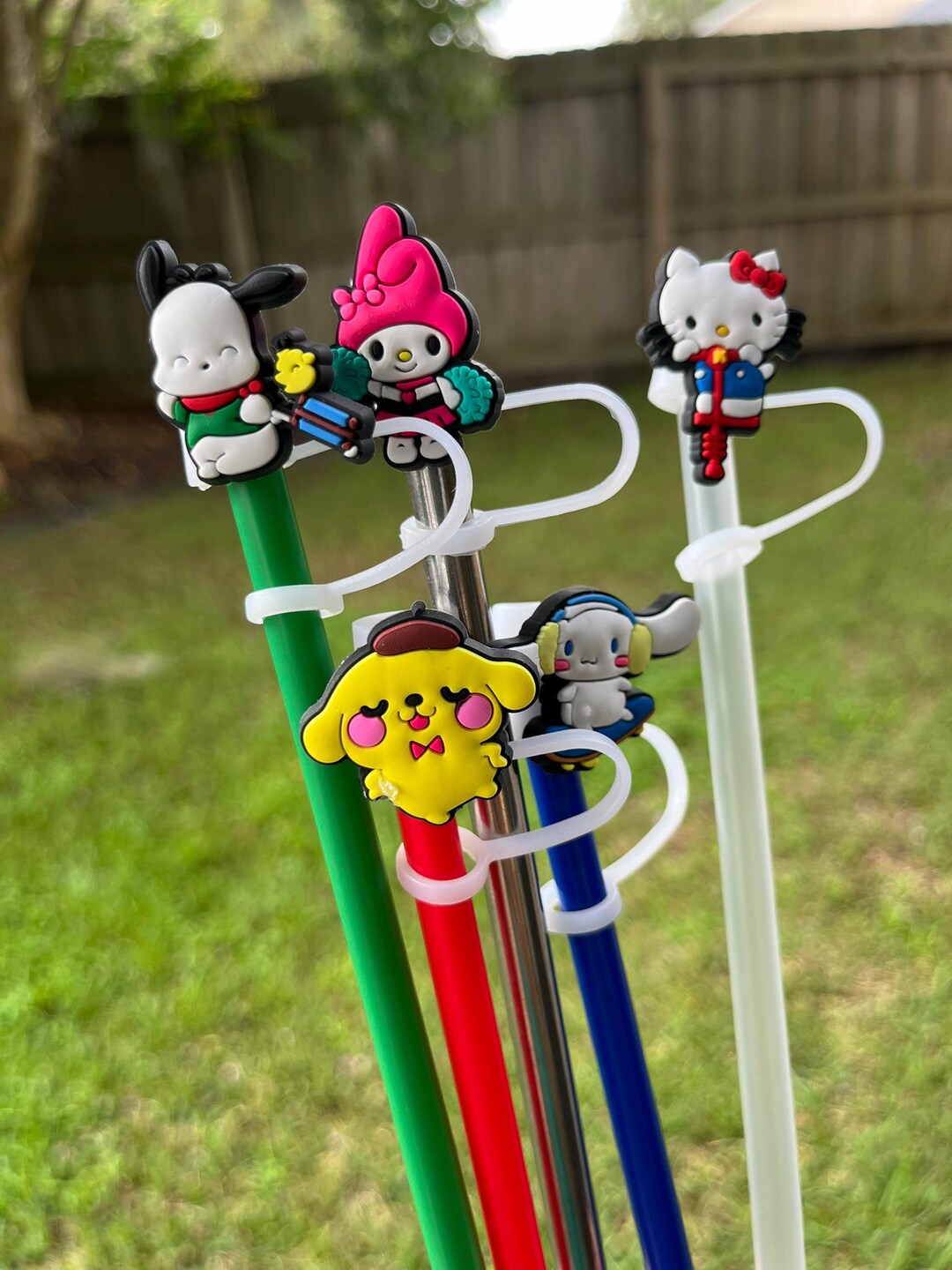 Straw Toppers Cute Straw Covers - Etsy