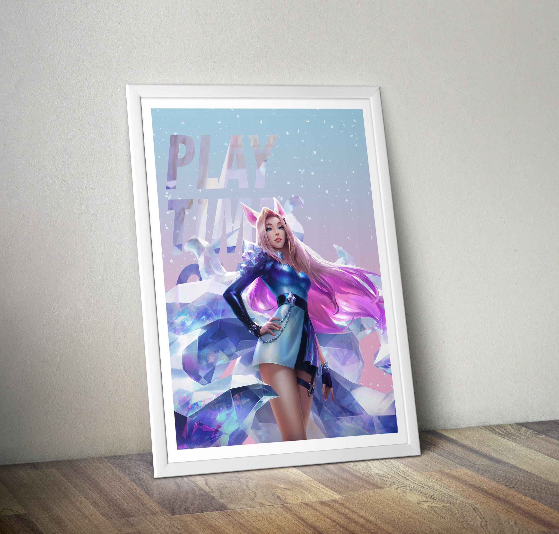 KDA ALL OUT Ahri Posters, League of Legends, Lol Poster, League of ...