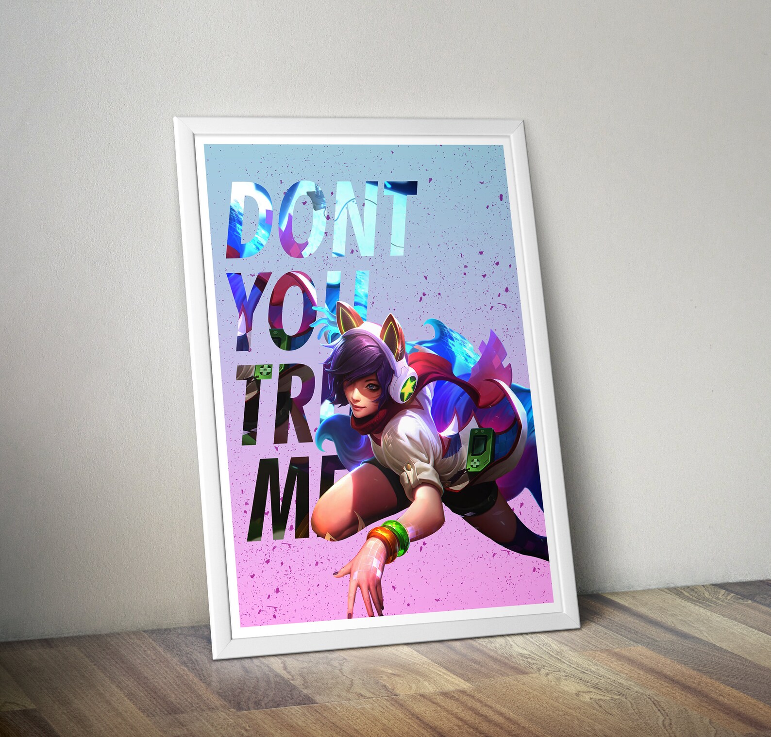 KDA ALL OUT Ahri Posters, League of Legends, Lol Poster, League of ...