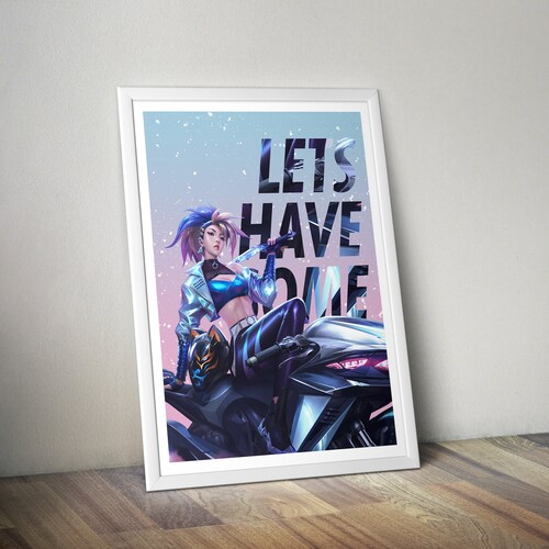 KDA ALL OUT Ahri Posters League of Legends Lol Poster - Etsy