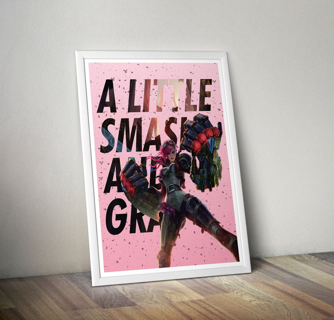 Vi Posters, League of Legends, Lol Poster, League of Legends Art ...