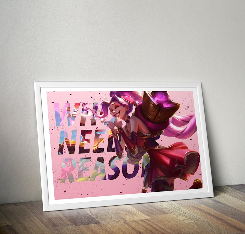 Star Guardian Jinx Posters League of Legends Lol Poster | Etsy