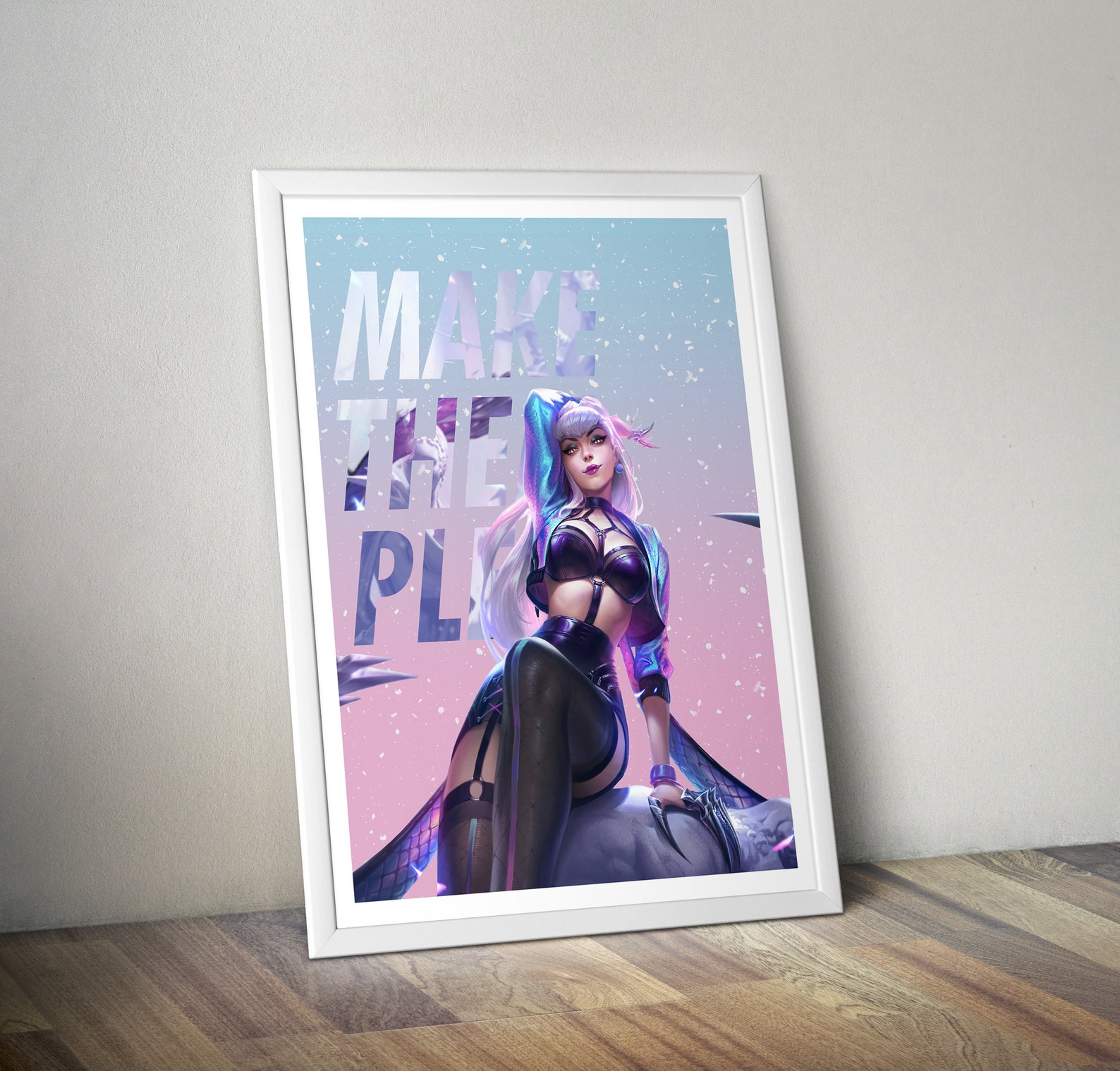KDA ALL OUT Evelynn Posters League of Legends Lol Poster | Etsy