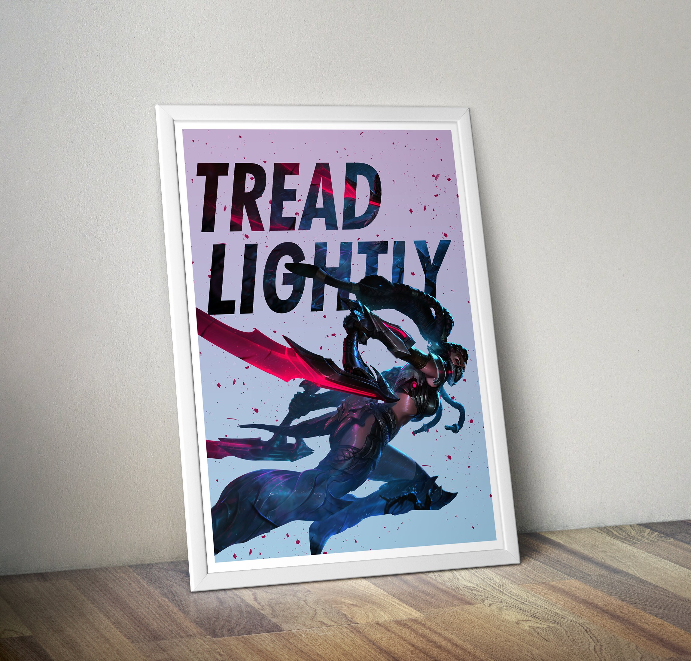 K/DA ALL OUT Akali Poster League of Legends Lol Poster | Etsy