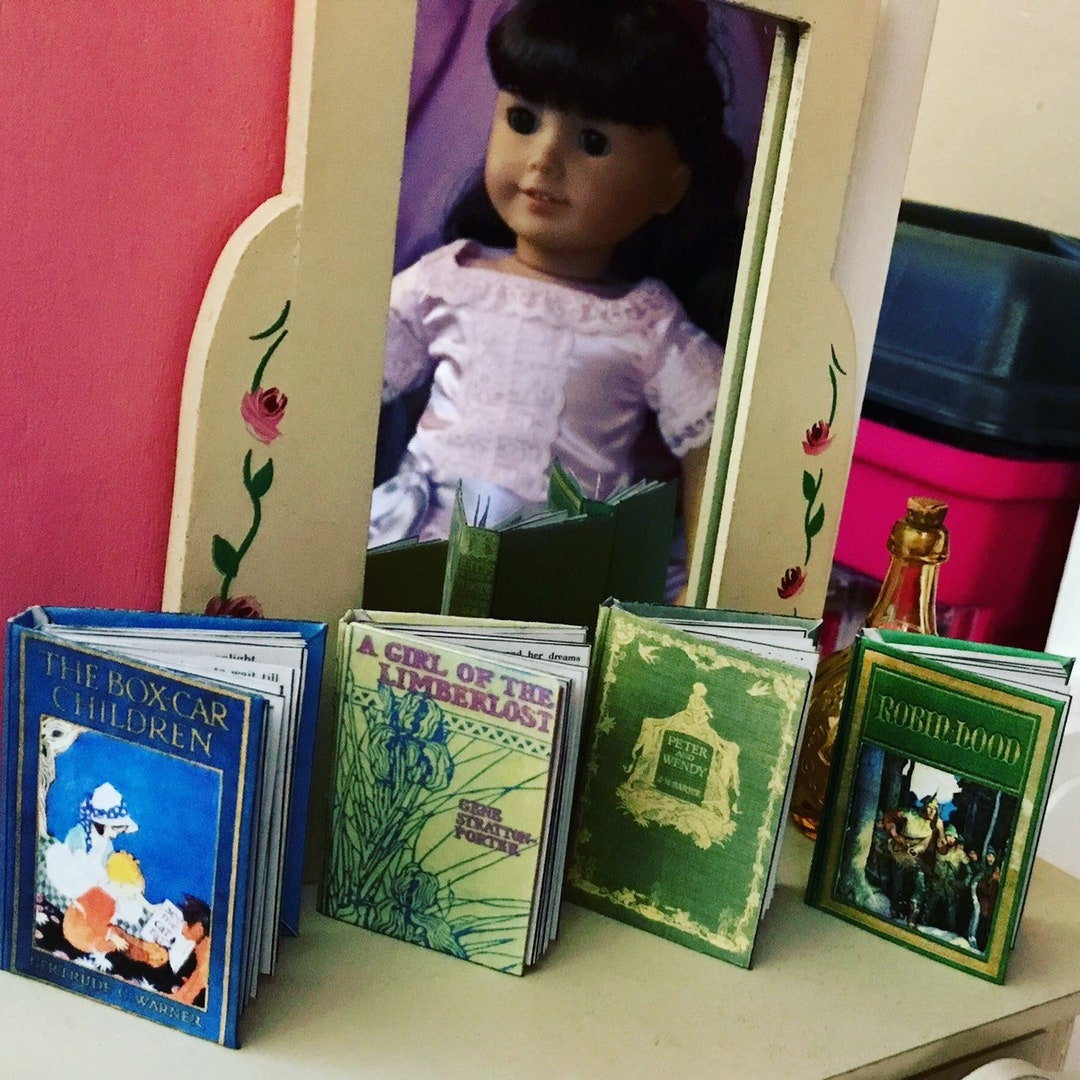 Miniature Classic Book Set for 18 Inch Dolls | Boxcar Children | Peter ...