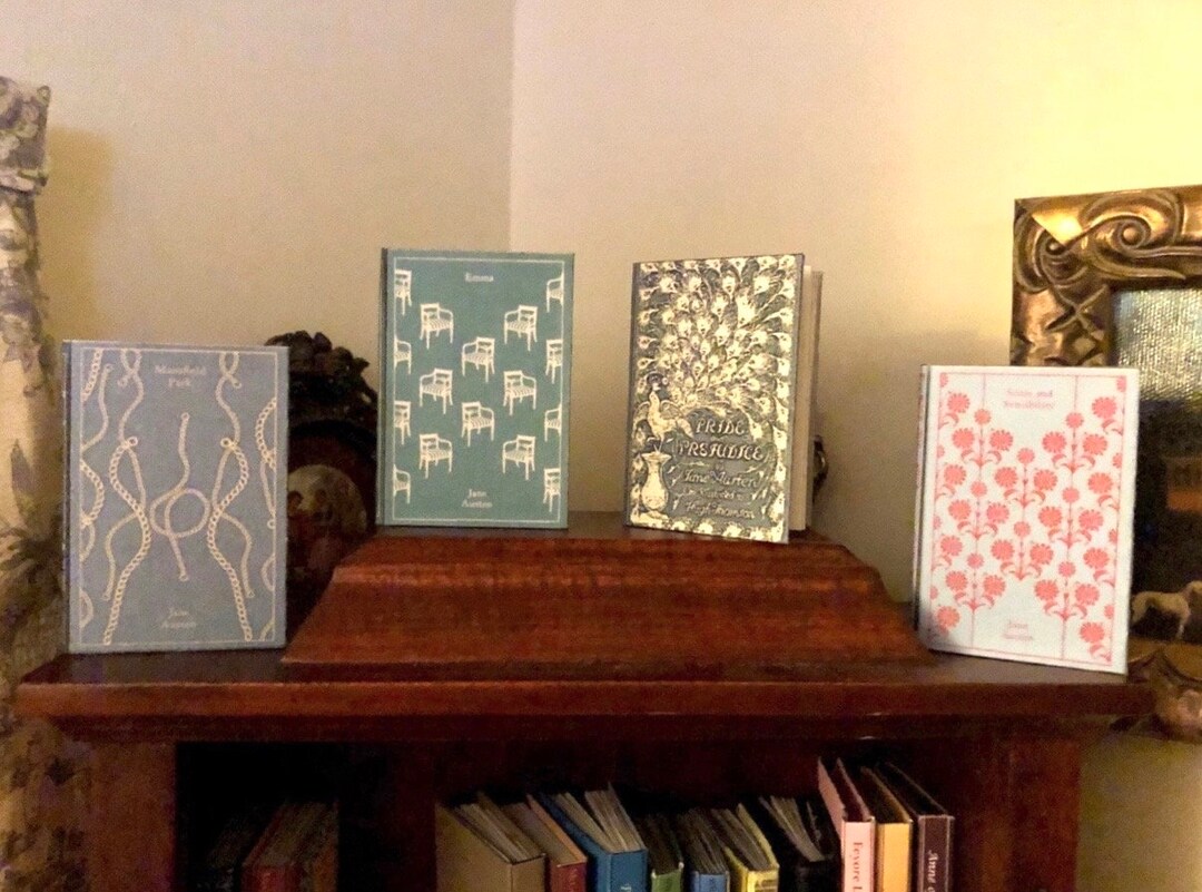 Jane Austens Set of 4 Miniature Books for 18 Inch Dolls, Projects ...