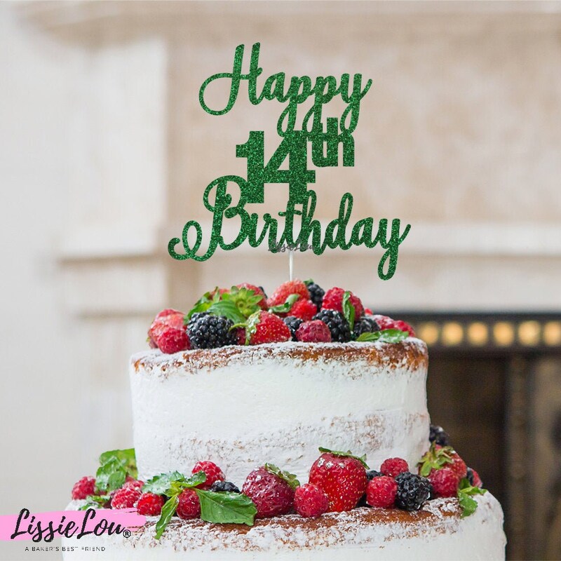 14th Birthday Cake - Etsy