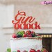 Gin O'clock Cake Topper Cake Topper Glitter Card - Etsy