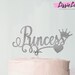 Princess Birthday Cake Topper Glitter Card - Etsy