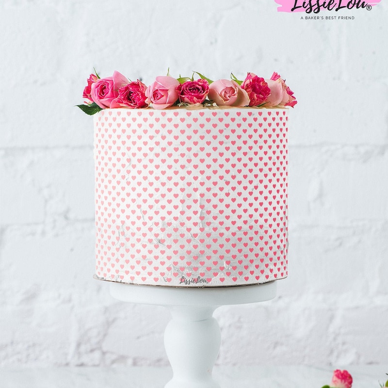 Heart Cake Stencil - Etsy