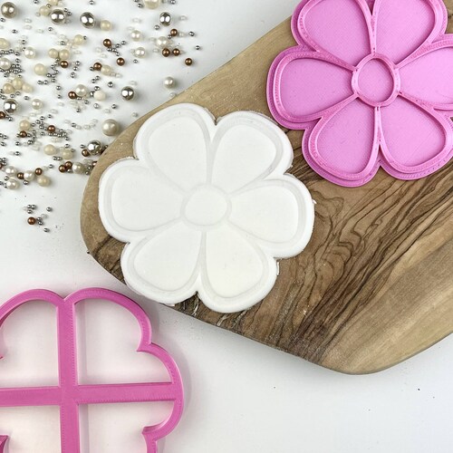 Flower Cookie Cutter Stamp - Etsy
