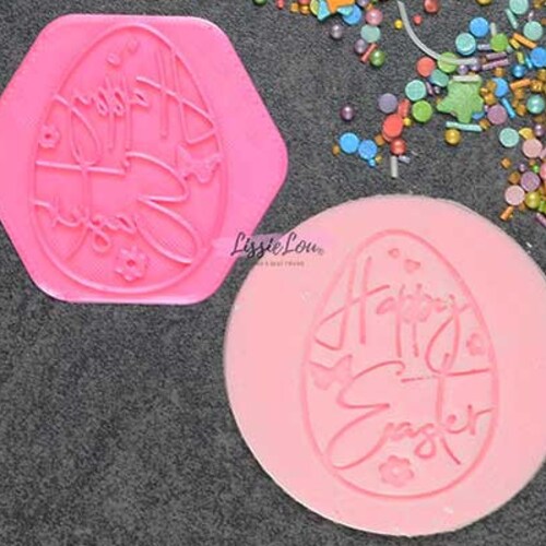 Hoppy Easter Cookie Stamp Icing Fondant Embosser for Easter - Etsy