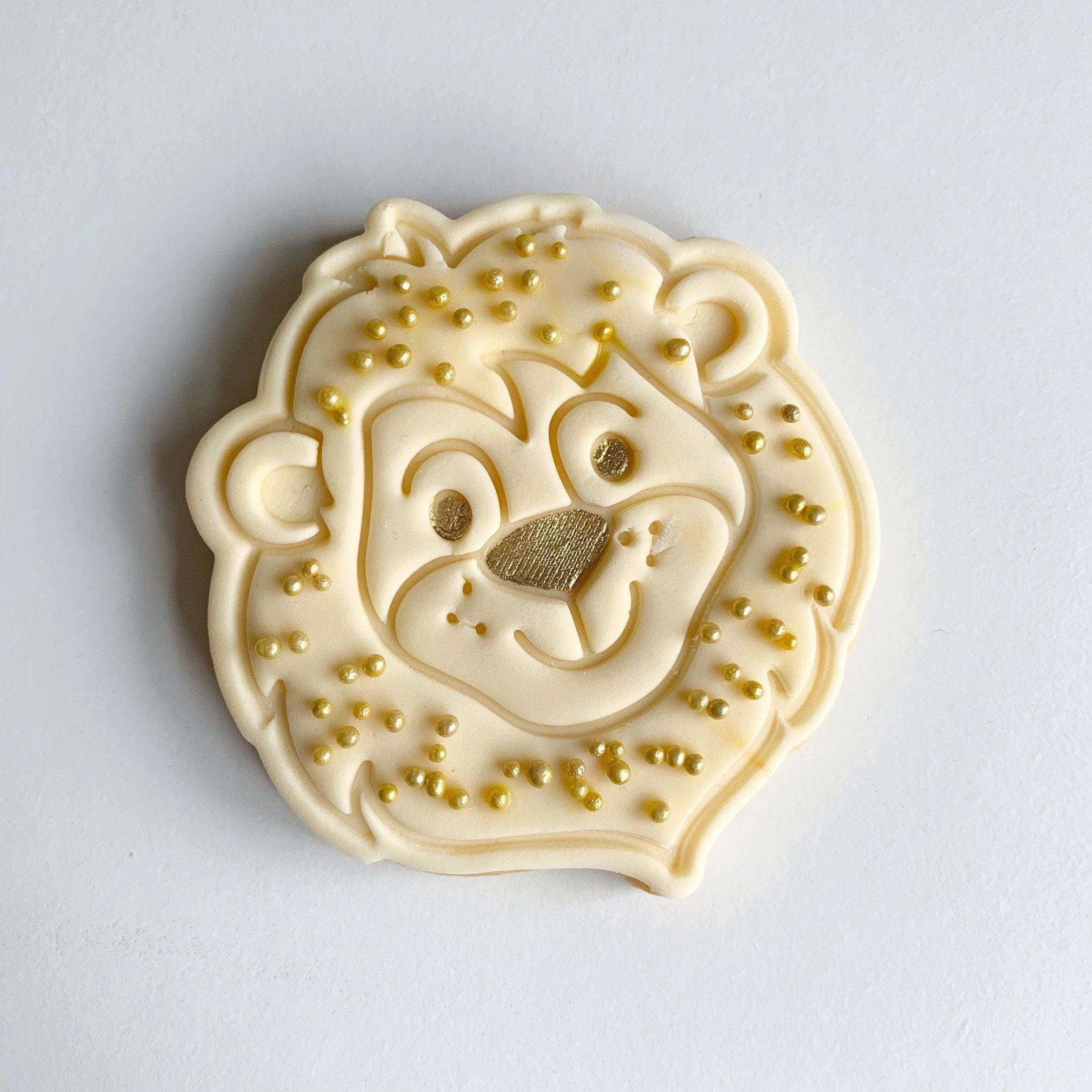 Lion Cookie Cutter and Stamp Jungle Cookie Cutter Fondant - Etsy