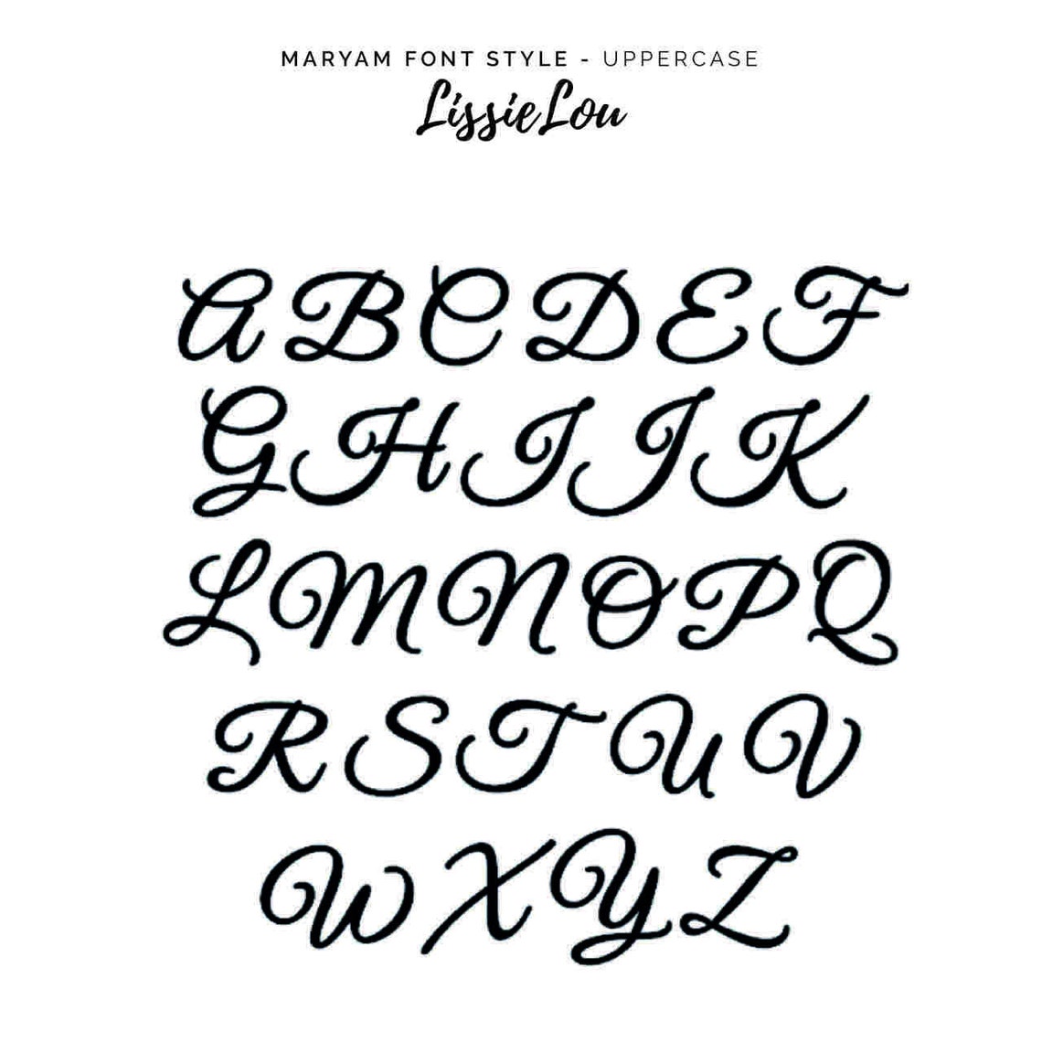 Maryam Font Style Name Cake Topper Premium 3mm Acrylic or | Etsy