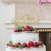 One Hundred Birthday Cake Topper 100th Glitter Card - Etsy