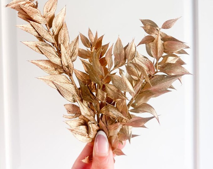 Gold Swirl Stems pack of 3 Stems Gold Christmas Stems - Etsy