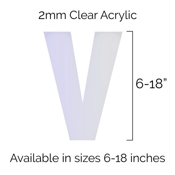 Molde de la letra V de la forma del pastel acrílico - Etsy México