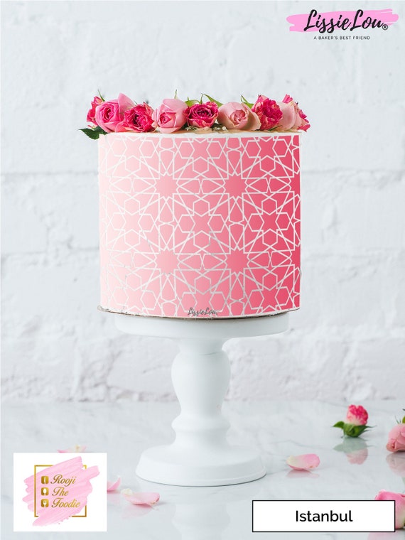 Istanbul Cake Stencil Full Size Design - Etsy