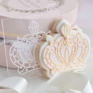 Princess Crown Cookie Cutter and Embosser by Catherine Marie Cake ...