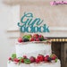 Gin O'clock Cake Topper Cake Topper Glitter Card - Etsy