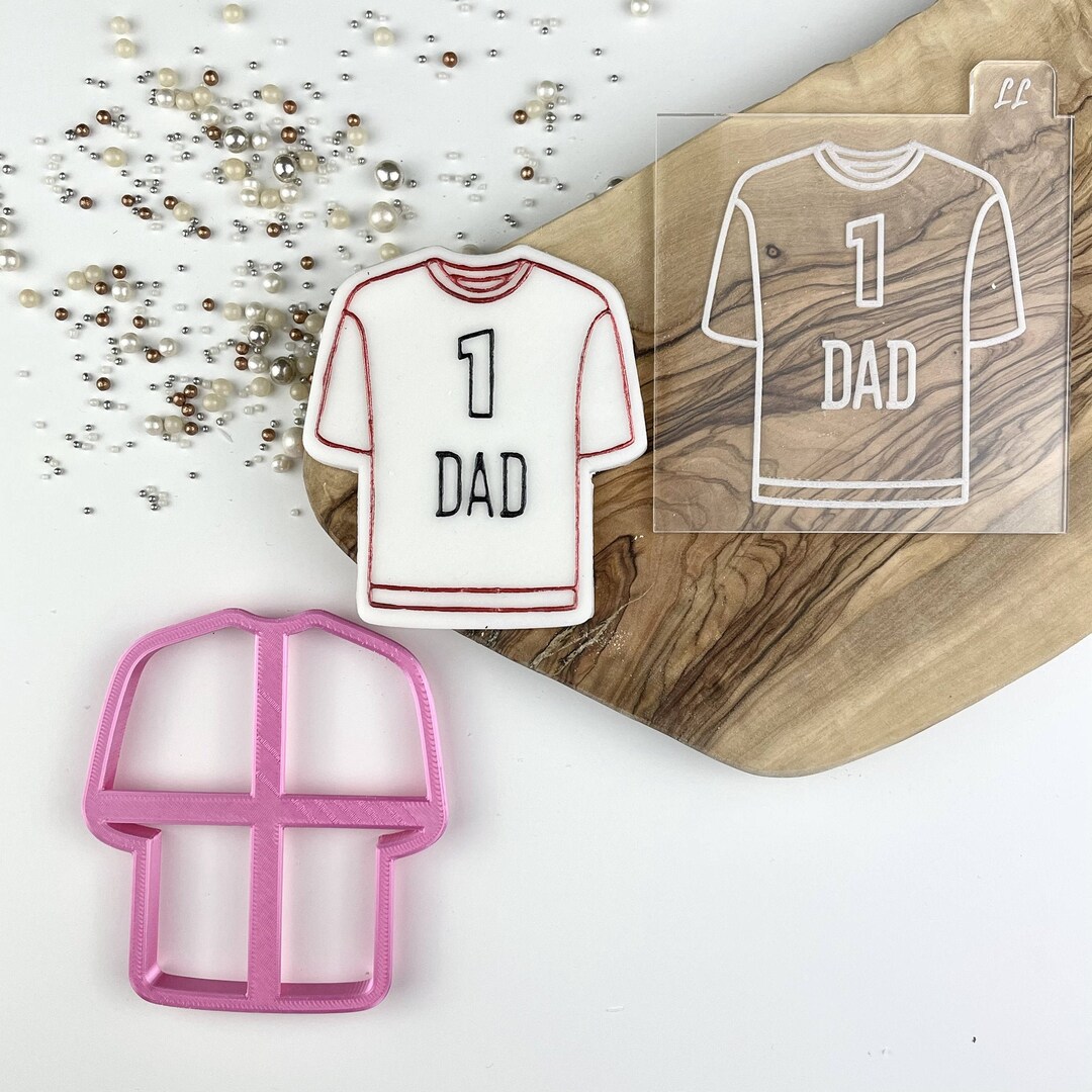 Football Shirt Cookie Cutter and Embosser, Postal Box Ideas, Father's ...
