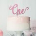 One Swirly Font 1st Birthday Cake Topper Premium 3mm Acrylic - Etsy