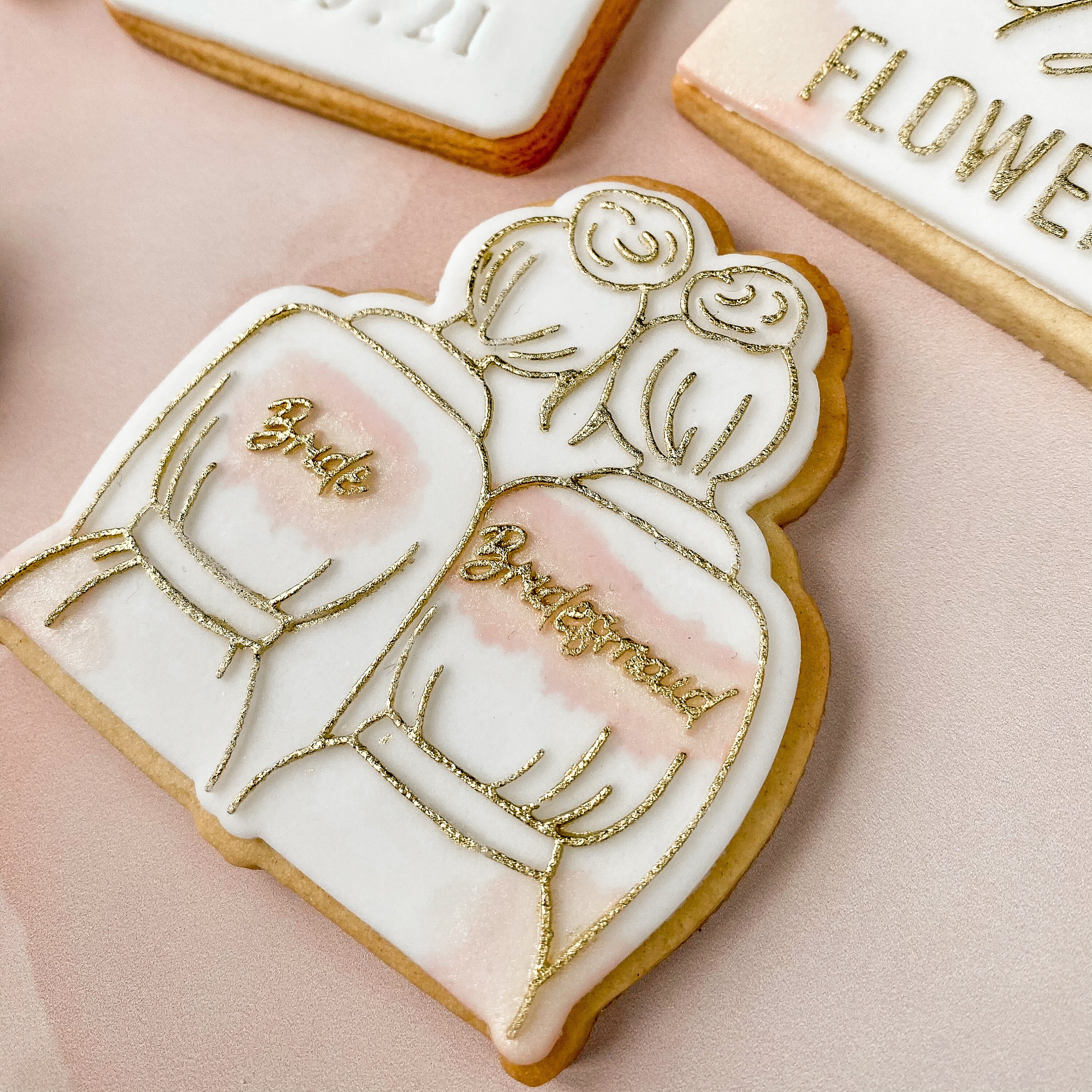 Soho Cookies Bride and Bridesmaid Style 1 Cookie Cutter and | Etsy UK