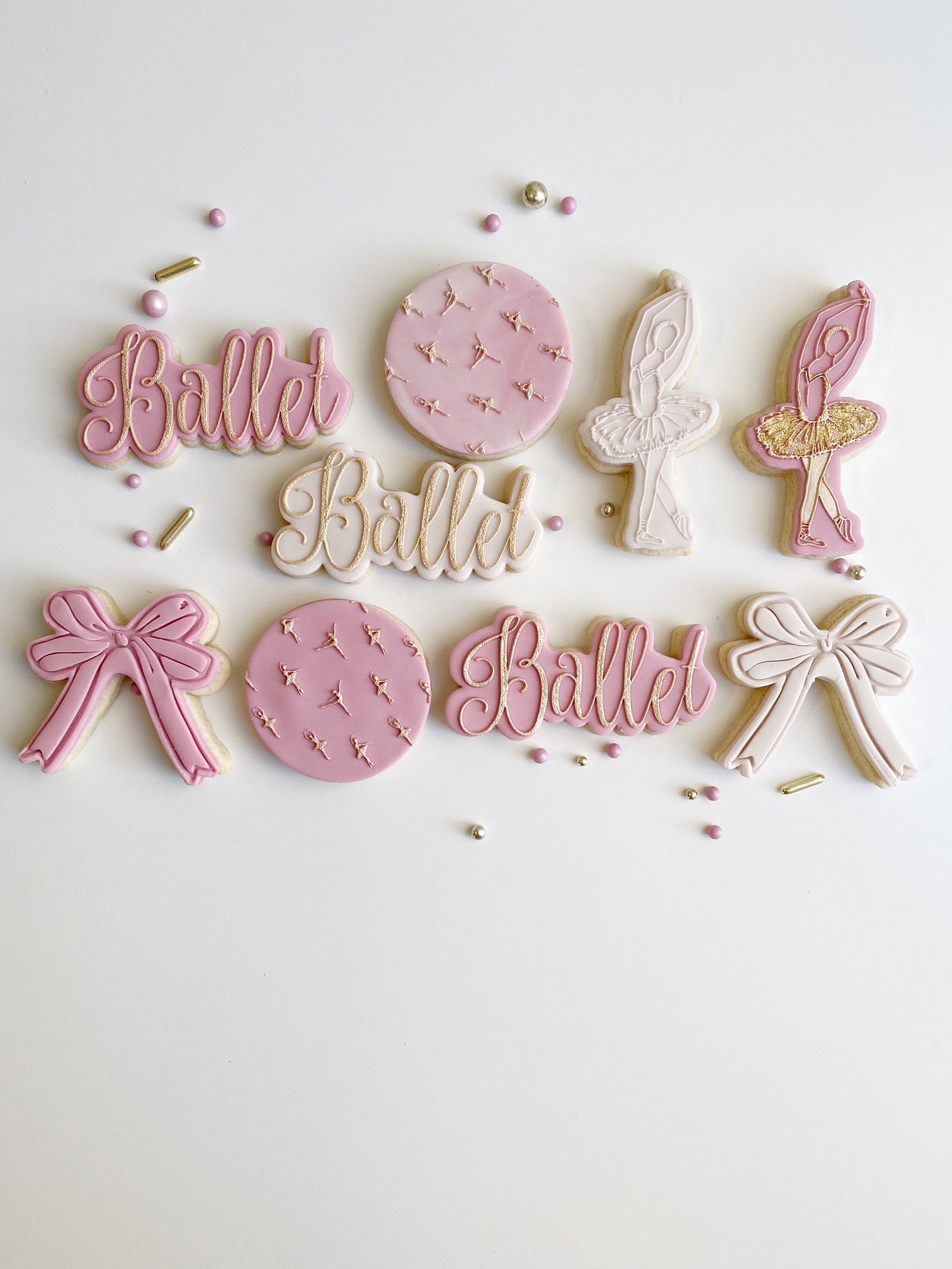 Elegant Dancing Lady Cookie Cutter and Embosser – Ballet Fondant Stamp ...