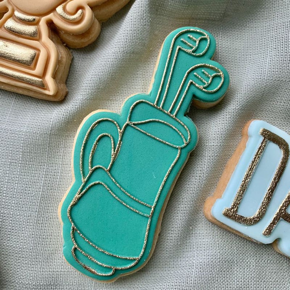 Golf Bag Cookie Cutter and Embosser Postal Box Ideas - Etsy