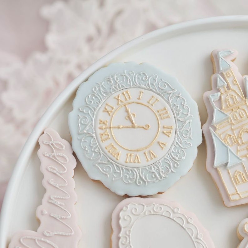 Princess Clock Cookie Cutter and Embosser by Catherine Marie - Etsy