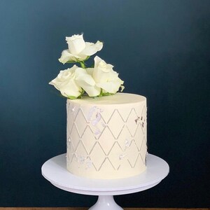 Diamond Elements Cake Stencil - Full Size Design - Etsy