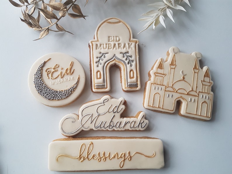 Decorative Mosque Cookie Cutter and Embosser, Postal Box Ideas, Eid ...