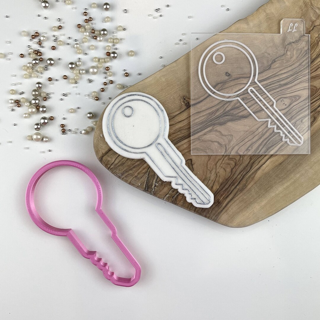 Key Cookie Cutter and Embosser, New Home Cookie Cutter, Moving House ...