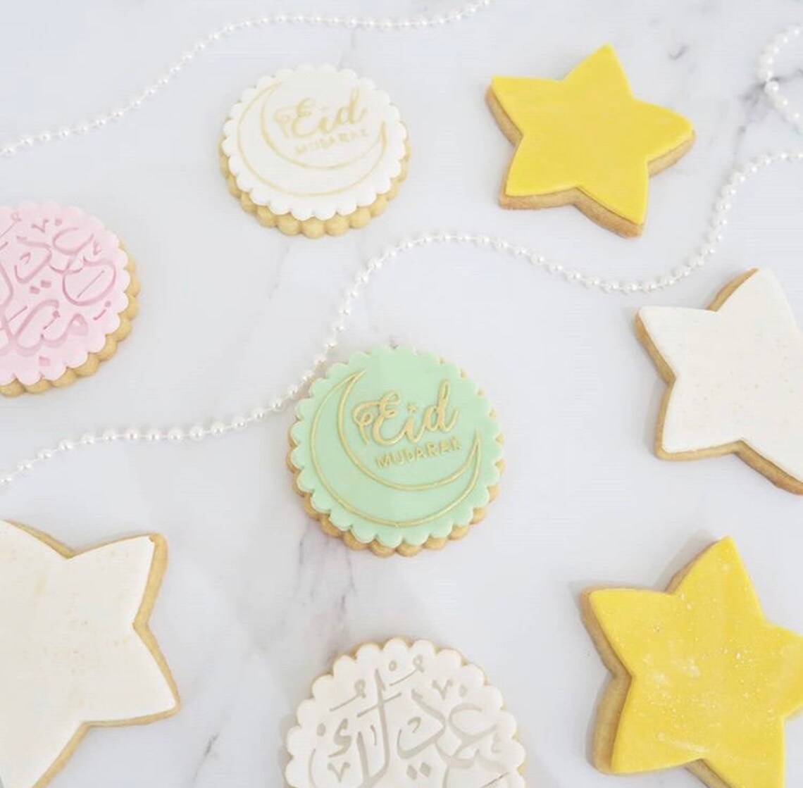 Eid Calligraphy Cookie Stamp Fondant Stamp Fondant Cookie - Etsy
