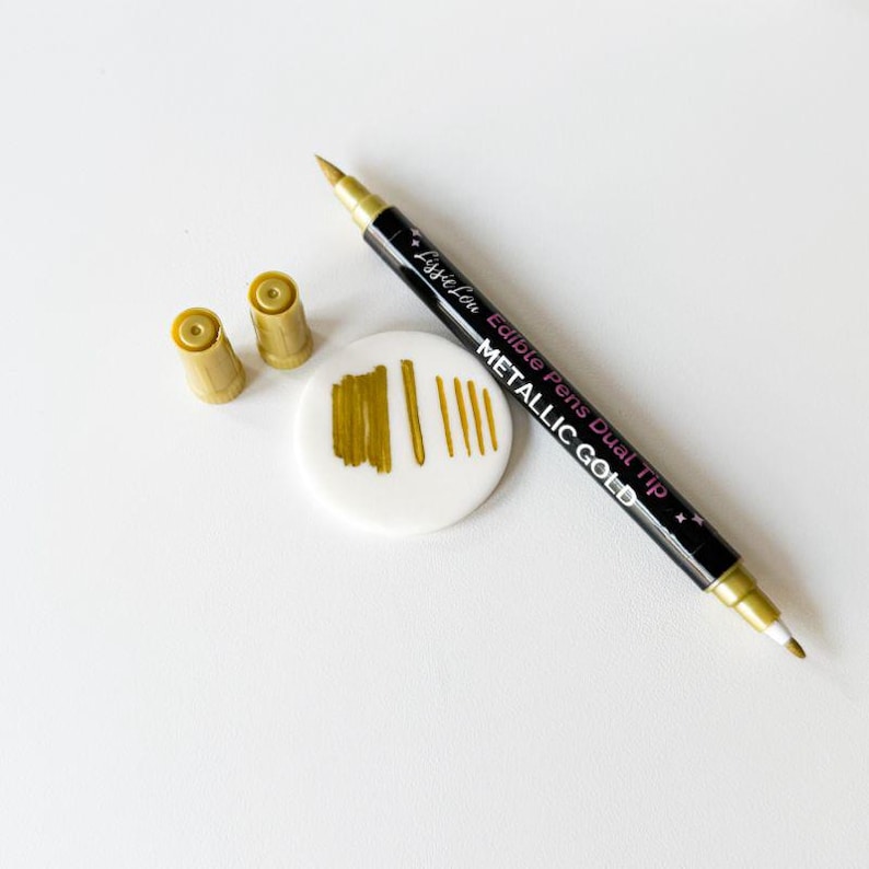 Double-ended Edible Ink Pen for Cake Decorating – Food Safe Icing Pens ...