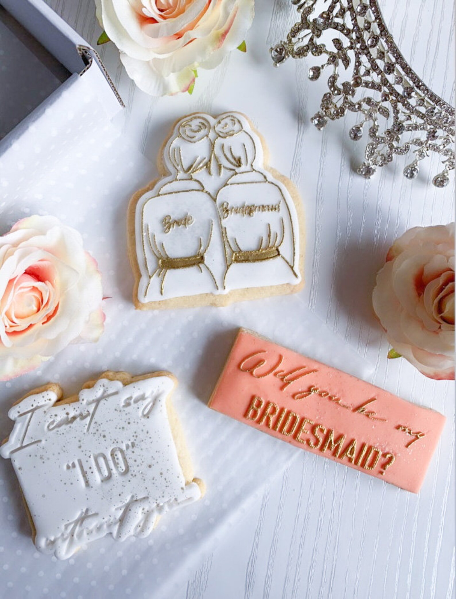 Soho Cookies Bride and Bridesmaid Style 1 Cookie Cutter and Embosser ...