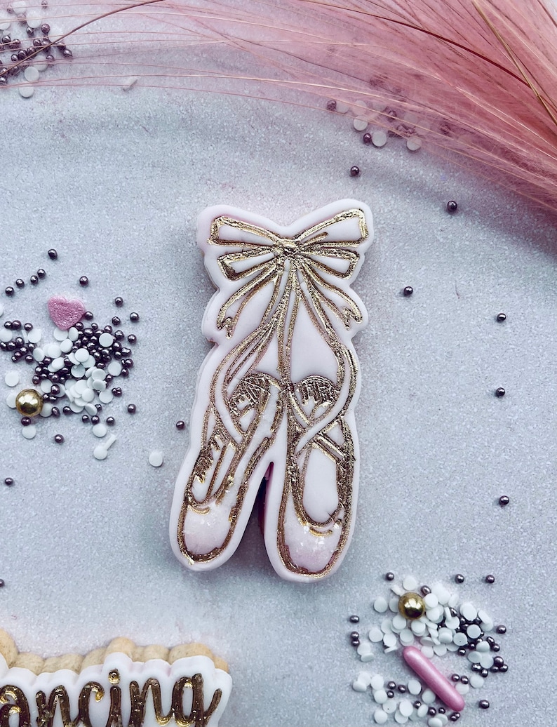 Ballet Shoes Cookie Cutter and Stamp Ballet Cookie Cutter - Etsy