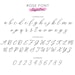 Rose Font Style Custom Cake Topper, Premium 3mm Acrylic or Birch Wood ...