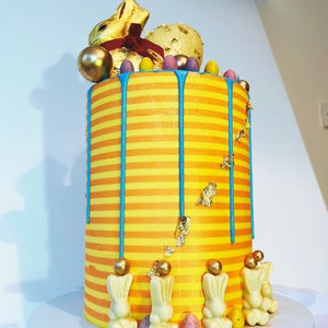 Lissielou Set of 5 XL Metal Double Edged Cake Scrapers, Metal Cake ...