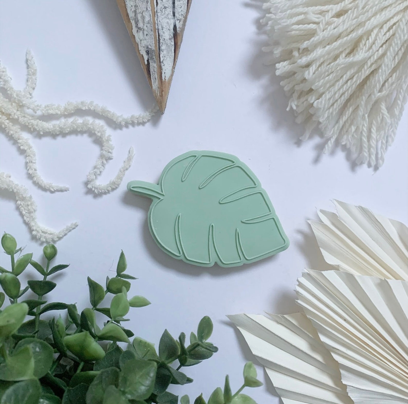 Jungle Leaf Cookie Cutter and Embosser, Jungle Cookie Cutter, Fondant ...
