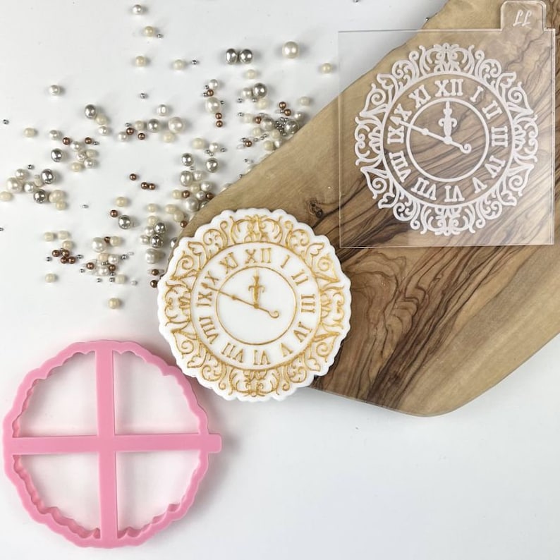 Princess Clock Cookie Cutter and Embosser by Catherine Marie - Etsy