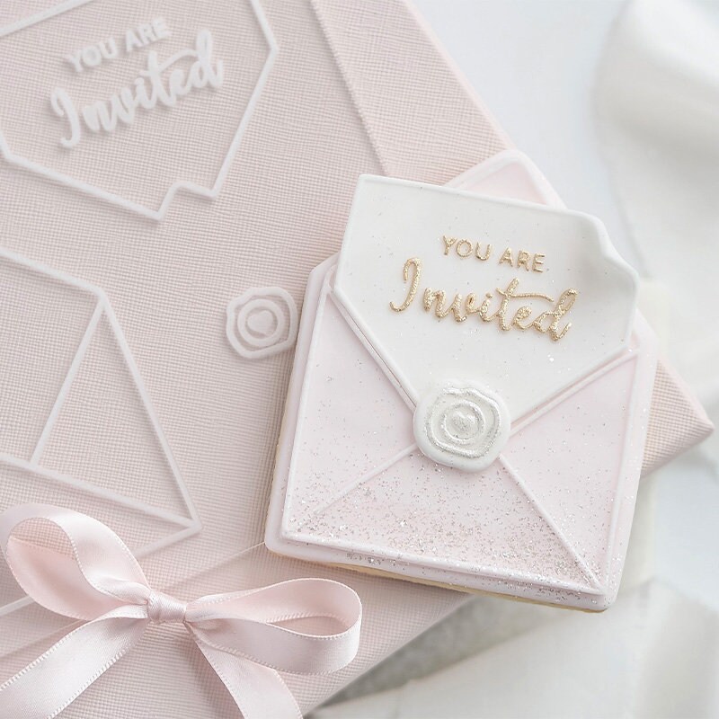 Wedding Invitation Wedding Cookie Cutter and Embosser by - Etsy