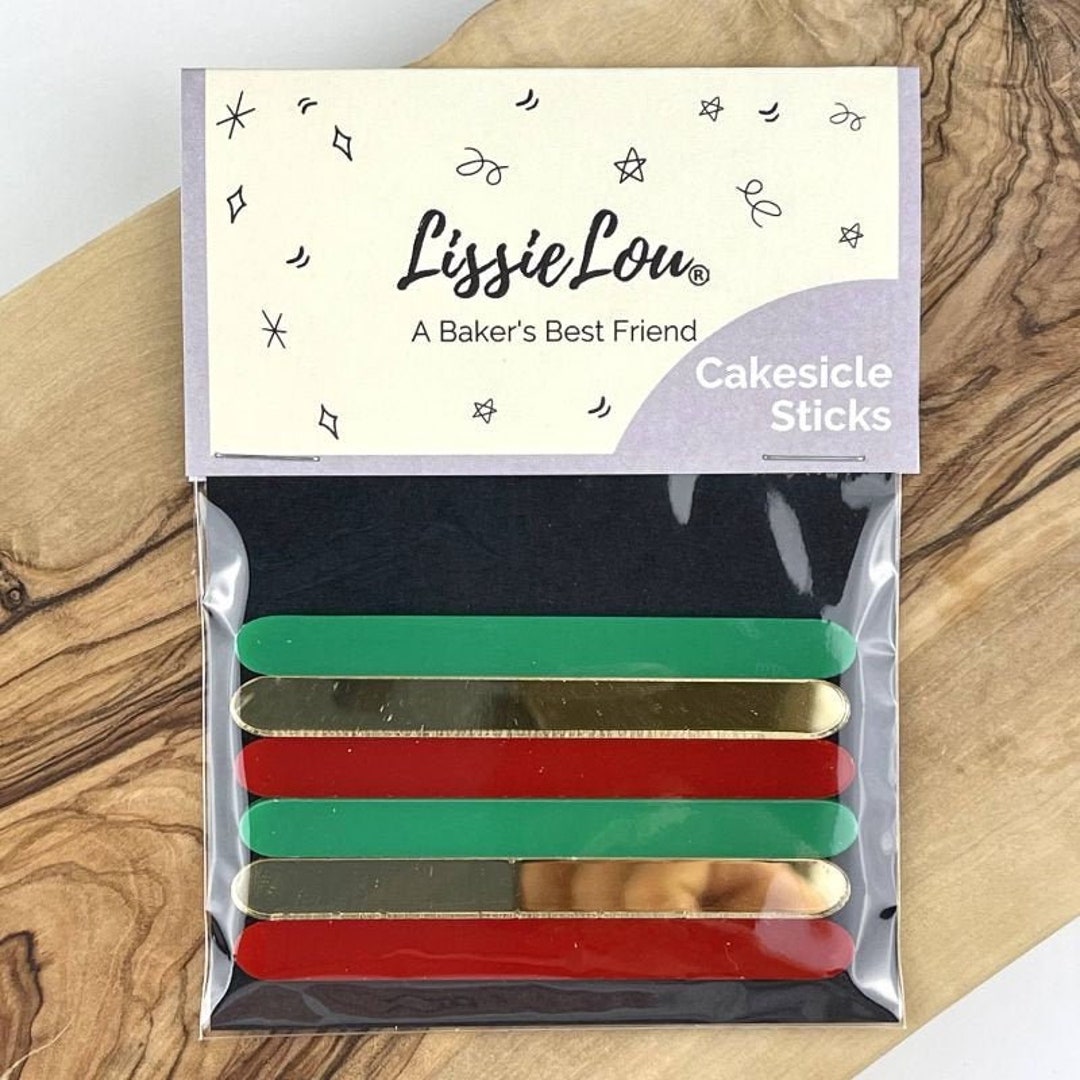 Christmas Acrylic Cakesicle Sticks, Cakesicle Sticks, Acrylic Cakesicle ...