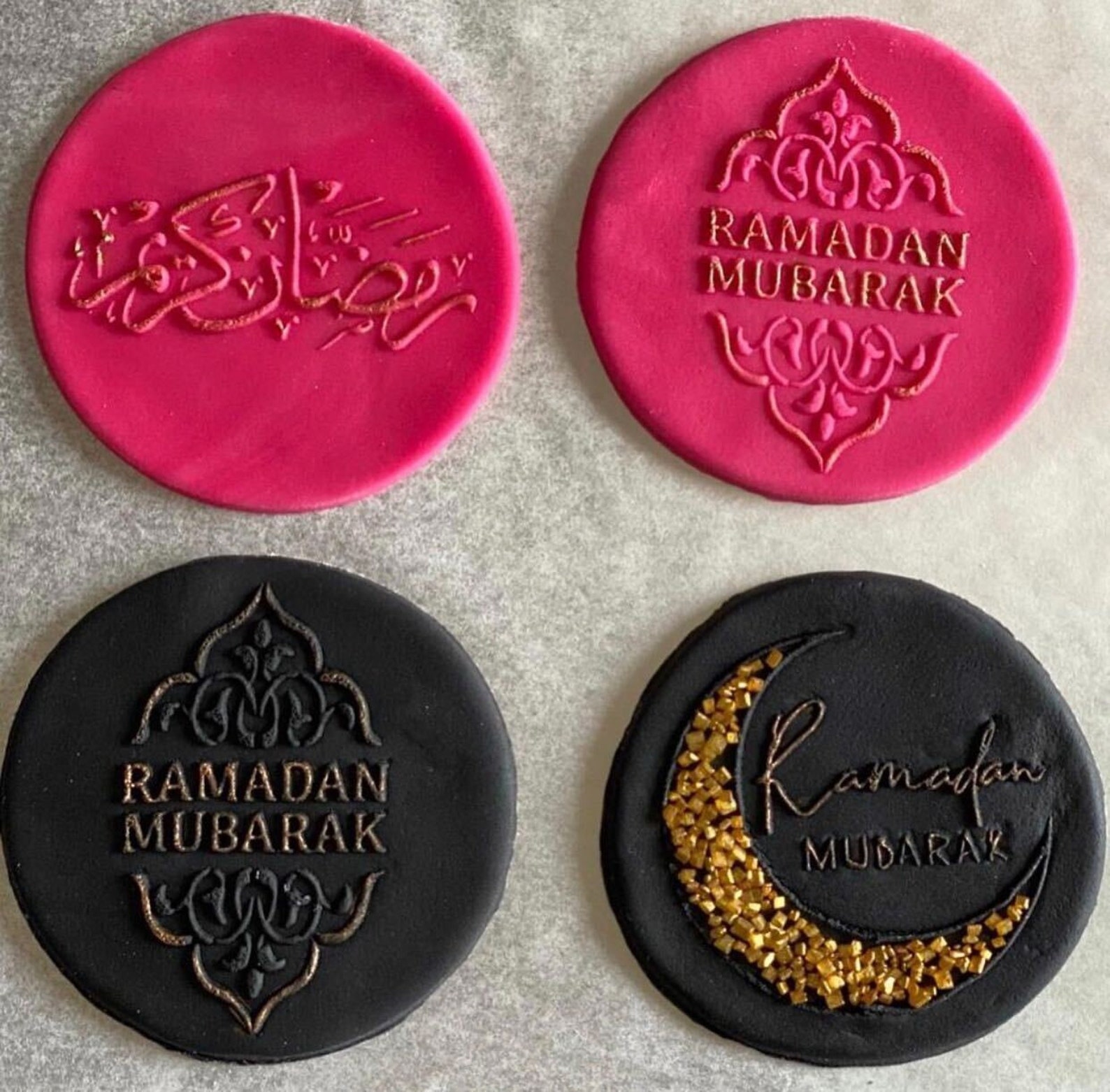 Ramadan Mubarak Cookie Embosser, Ramadan Stamp, Fondant Stamp, Icing ...